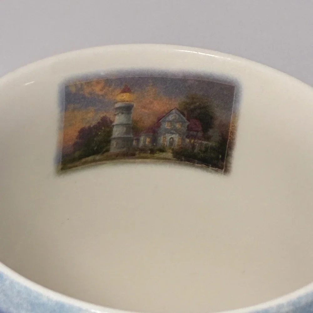 AMCAL | Dining | Thomas Kinkade Victorian Light Lighthouse Mug Amcal ...